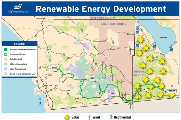 Sunrise Powerlink map | SIMCenter